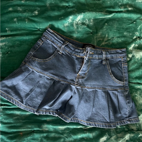 Cider | Skirts | Extra Mini Denim Skirt | Poshmark